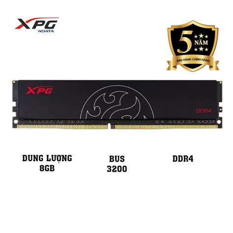 Ram Adata Xpg Hunter Ddr4 8gb 3200 Black Genuine Product Shopee