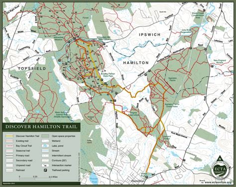 Discover Hamilton Trail Map By Center For Community Gis Avenza Maps