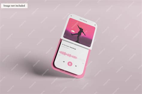 클라이언트에게 Ui 디자인을 보여주기 위한 앱 스크린 모크업 프리미엄 Psd 파일