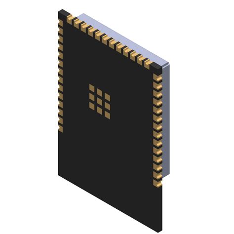 Esp32 S3 Wroom 1 N16 Footprint Schematic Symbol And 3d Model By Espressif Systems