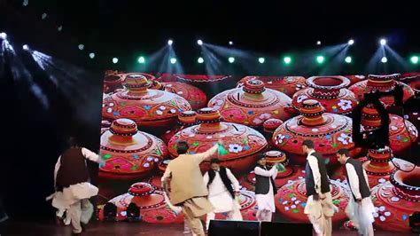 Pakistani Students Khattak Attan Dance Performance Shandong