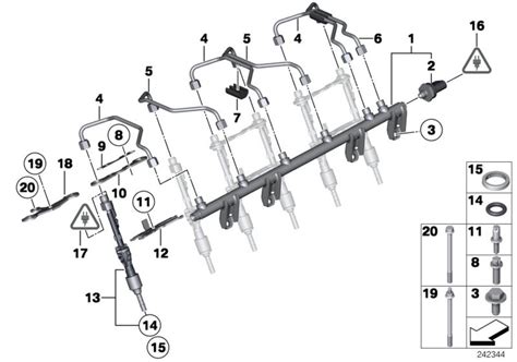 2013 Bmw X1 High Pressure Pipe Fuel System 13537576772 Genuine
