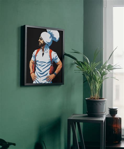 Diljit Dosanjh Photo Poster Vector Picture Vector Art Banner Hd Quality Digital