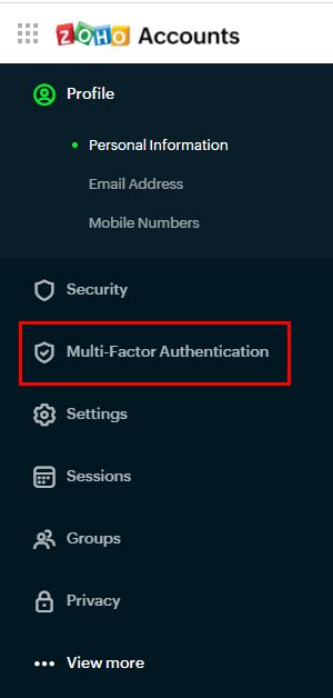 How To Create App Password Turn On Step Verification For ZOHO Mail