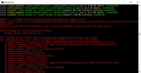 Solved Node Sass Could Not Find A Binding For Your Current