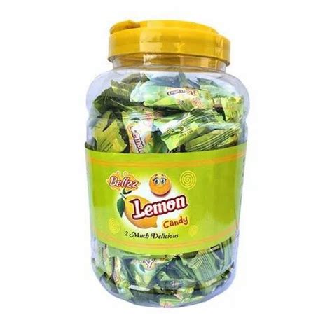 Bellzz Hard Candy Lemon Flavored Candy Packaging Size 300 Pieces Per