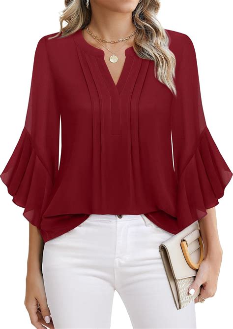 Timeson Summer Blouses For Women 2025 Business Work — Womens 34