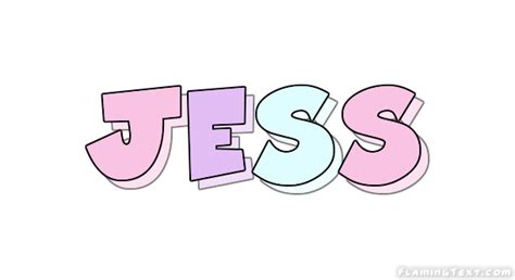 Jess Logo Free Name Design Tool From Flaming Text