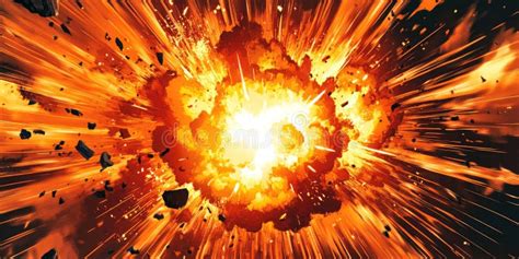 Comic Book Explosion Background Bold And Vibrant Explosive Design With