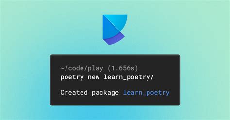 Some Prose About Poetry The Python Package And Dependency Manager Warp