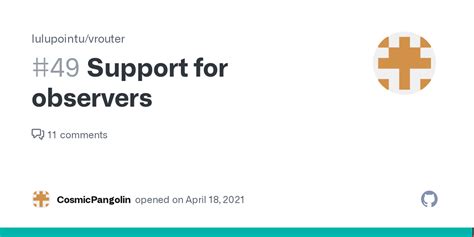 support for observers · issue 49 · lulupointu vrouter · github
