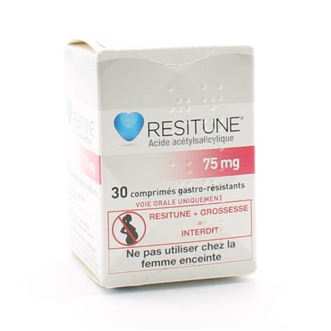 Resitune 75mg 30 Comprimés