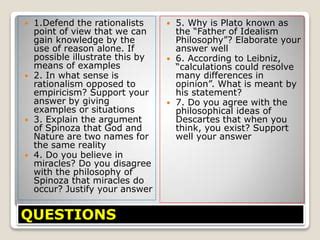 Rationalism Pptx