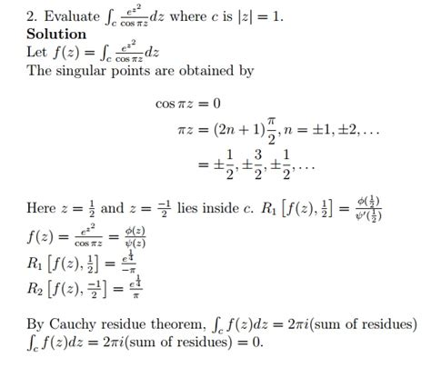 Complex Integration Complex Integration