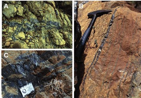 9 Field Photographs Showing The Vein Like Morphology Of The Cr Ores
