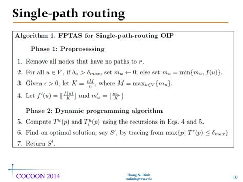 Suhankar Mishra1 Thang N Dinh2 My T Thai1 And Incheol Shin3 Ppt Download