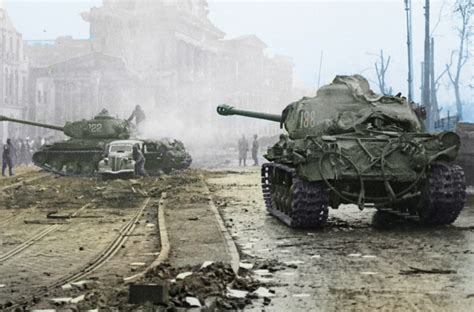 Танки ИС 2 в Битве за Берлин Военные материалы