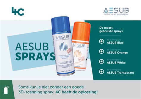 3d Scanning Spray Hulpmiddel Bij Scannen Lastige Oppervlaktes
