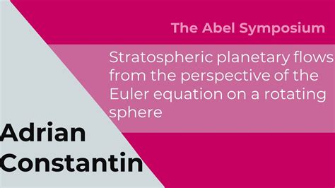 Stratospheric Planetary Flows From The Perspective Of The Euler Equation On A Rotating Sphere