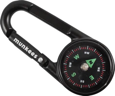 Munkees Carabiner W Compass And Thermometer Gl Extra Enterprise