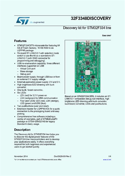 32f3348discovery 8288287 pdf datasheet download ic on line