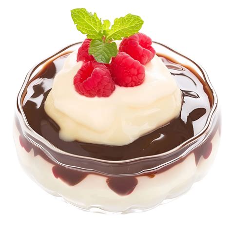 Dessert Pudding Isolated On Clear Background 46613453 Png