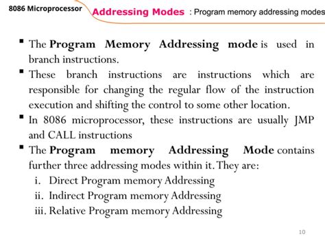 Chapter 4 Addressing Mode In Microprocessor Pptx