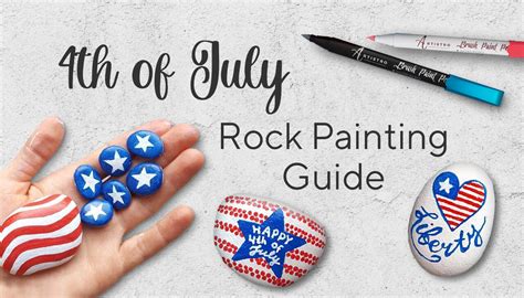 4th Of July Rock Painting Ideas Patriotic 4th Of July Painted Rocks