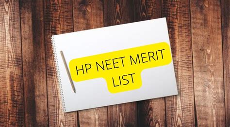 HP NEET Merit List 2022 Date Rank List Getmyuni