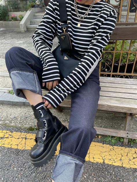 Sally 間條 Patch Work Tee 3色 Sally 間條 Patch Work Tee 3色