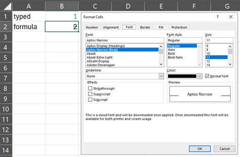 Formulas Result Is Strikethrough Rexcel