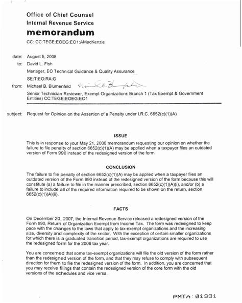 Please Reverse Engineer A Tax Memo From A Court Case