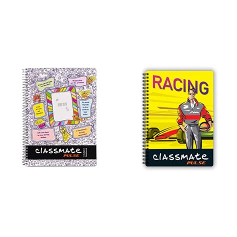 Classmate Pulse 6 Subject Notebook Single Line And Classmate Pulse