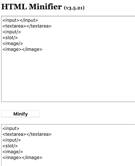 Closing Slash Not Work Well With · Issue 988 · Kangaxhtml Minifier · Github