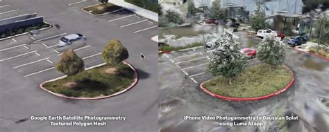 creating novel 3d scenes by compositing gaussian splats with a frame
