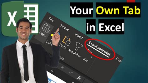 Your Own Tab In Excelvery Simple V018 Youtube