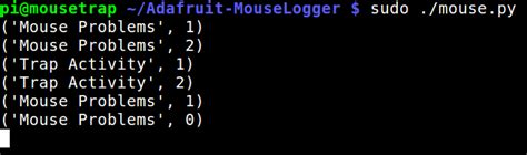 Software A Sillier Mousetrap Logging Mouse Data To Adafruit Io With The Raspberry Pi