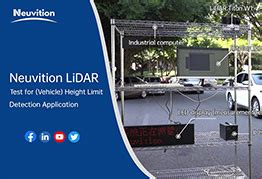 Neuvition LiDAR Test For Vehicle Height Limit Detection Application Neuvition Solid State