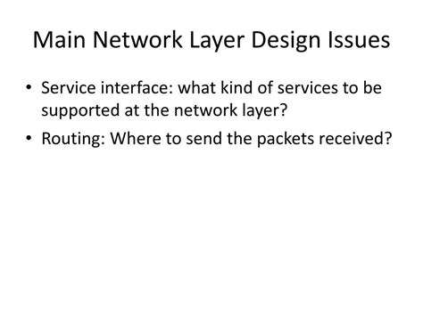 Ppt Network Layer Powerpoint Presentation Free Download Id3927184