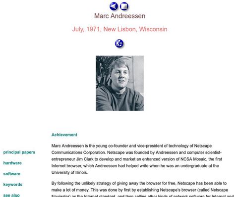 Thocp Marc Andreesen Website For 9th 10th Grade Lesson Planet