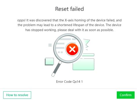 Troubleshoot M1 Error Code Qx14 1 Xtool