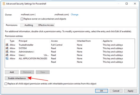 How To Take Ownership Of A Registry Key In Windows 10