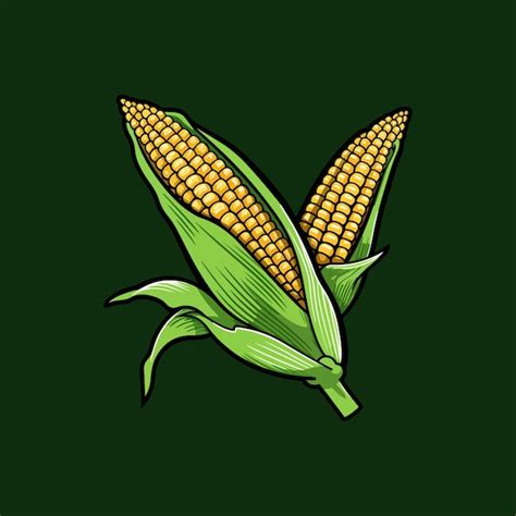 Premium Vector Corn Vegetable Vector