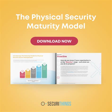 The Physical Security Maturity Model Securithings