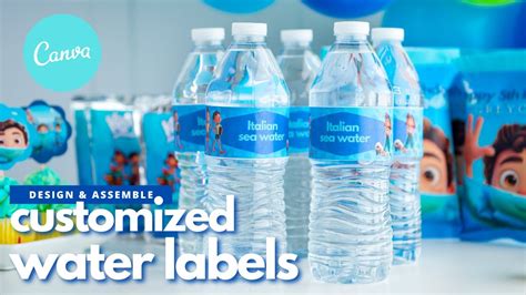 Water Bottle Label Design Get Custom 40th Birthday Water Bottle Labels