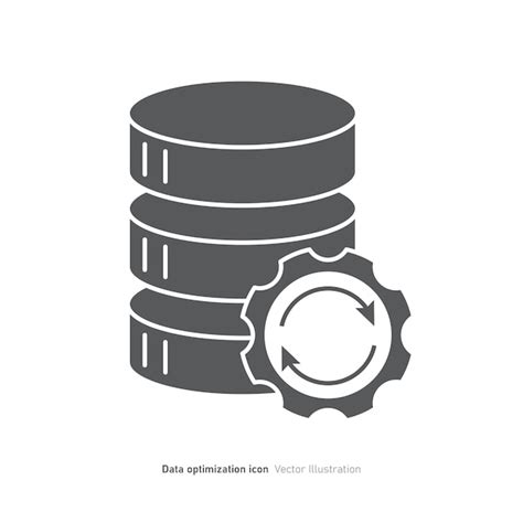 Premium Vector Data Optimization Icon Design Database Maintenance