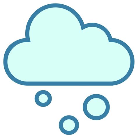 Premium Vector Snow Cloud