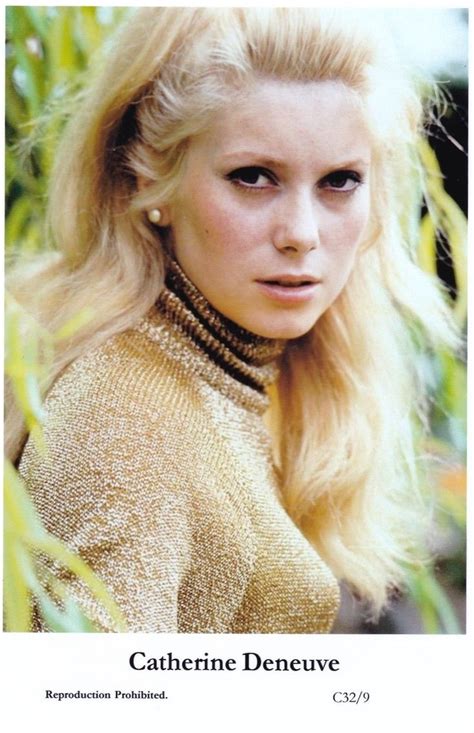 Itmcatherine Deneuve Film Star Pin Up Photo