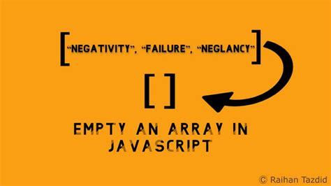 Raihan Tazdid On Linkedin How To Empty An Array In Javascript