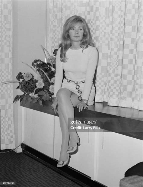 British Actress Ann Bell At The Launching Party For London Weekend